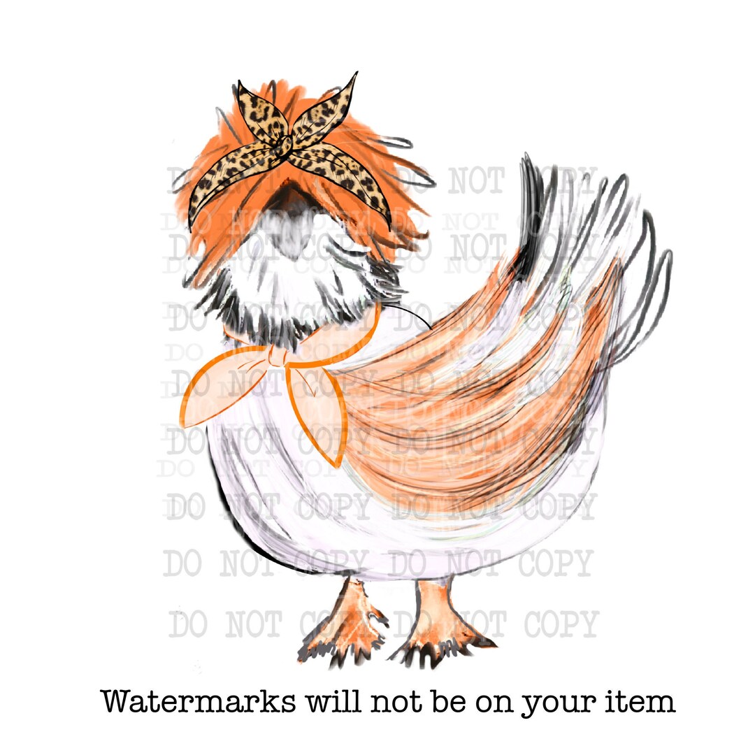 Chicken Clipart Png, Cute Chicken Designs, Digital Download, Cute ...