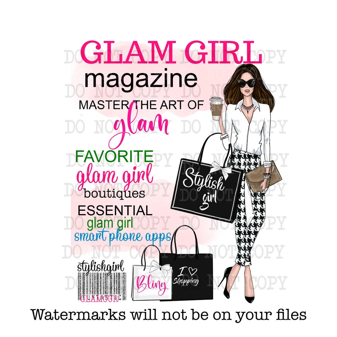 Glam Girl Png, Digital Download,printable Planner, Printable Planner ...