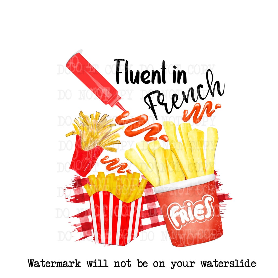 French Fries Png, Digital Download, PNG Files, Sublimation Designs ...