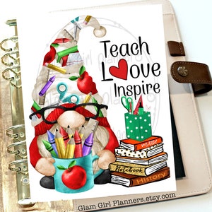 Teacher Gnome PNG, Gnome Png, Digital Download, Back to School, Gnomes ...