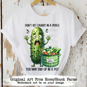 Cute Pickles Clipart, Canning Jar Label, Crazy Pickle Guy, Digital ...