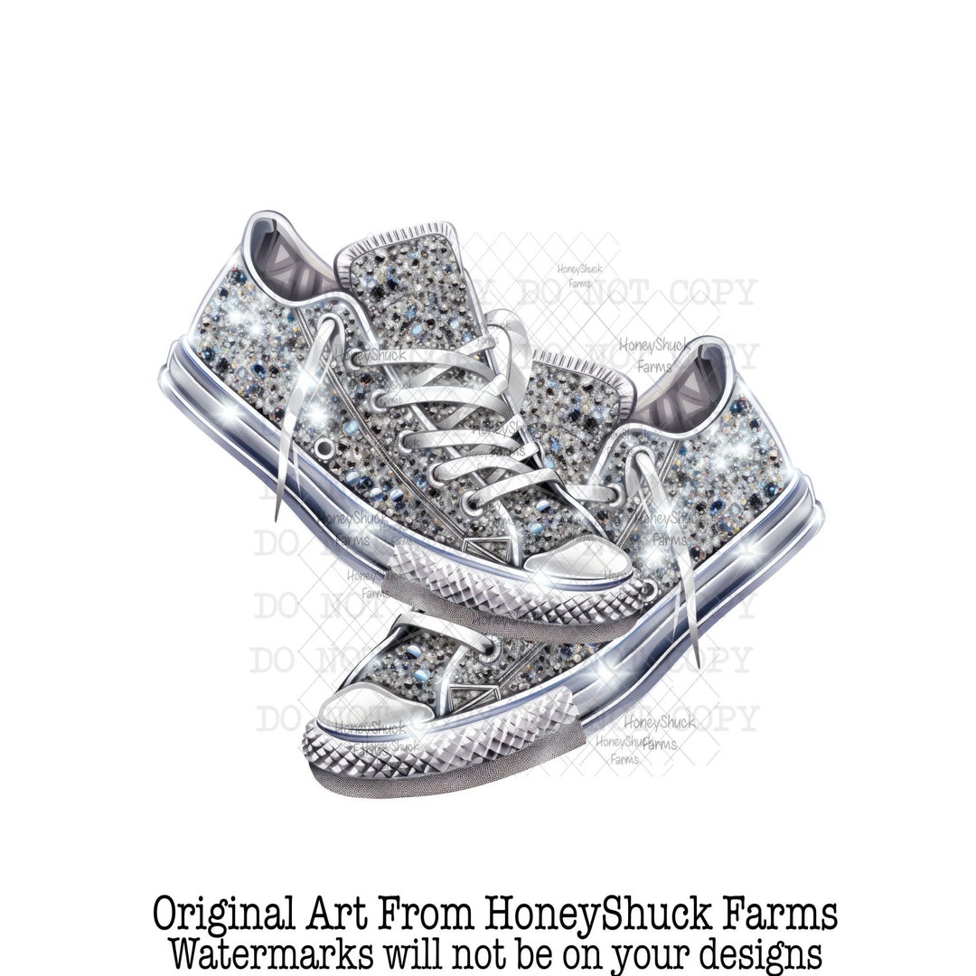 Sneakers PNG Clipart: Sublimation Designs, Fashion Wall Art (digital ...