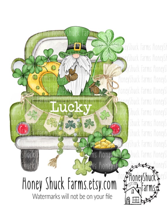 St. Patricks Day Png Digital Designs St.patsrick Gnomes St. - Etsy