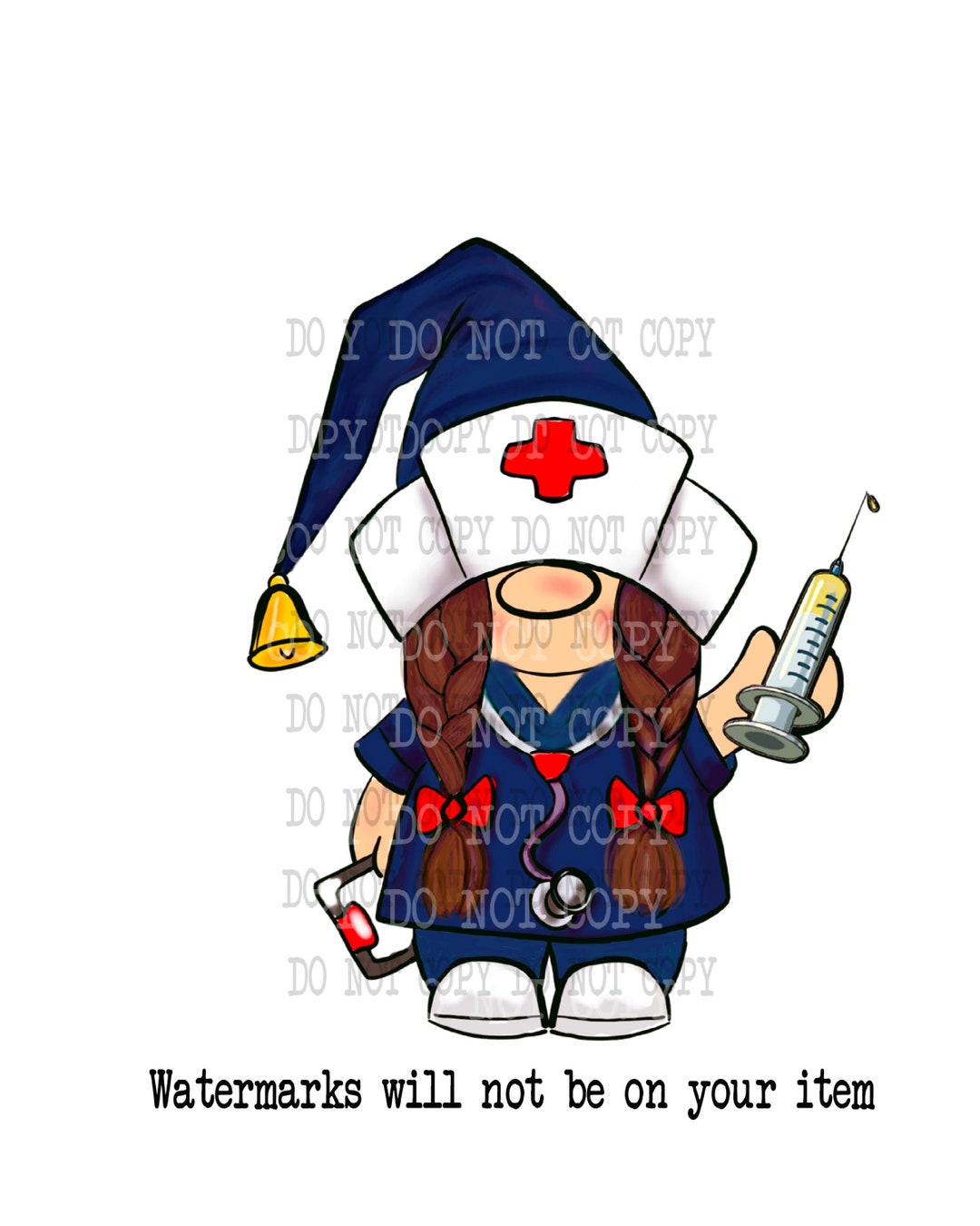 Nurse Gnome, Gnome PNG, Digital Download, Gnome Graphics, Medical Gnome ...