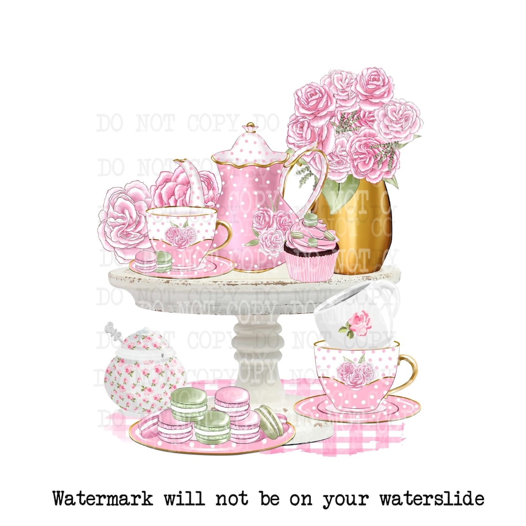 Tea Party, Digital Download, PNG Files, Afternoon Tea, Sublimation ...