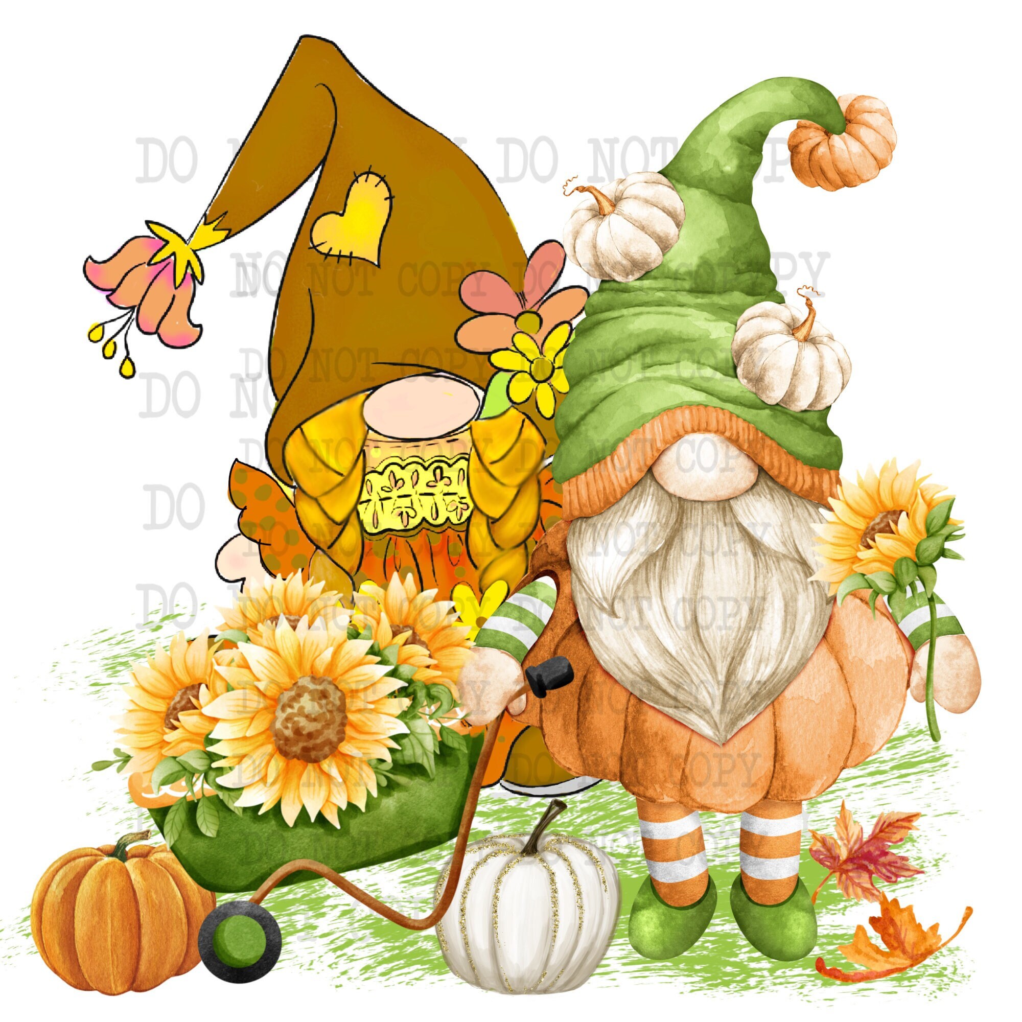 Fall Gnome PNG Pumpkin Gnomes Sublimation Gnome Decal - Etsy