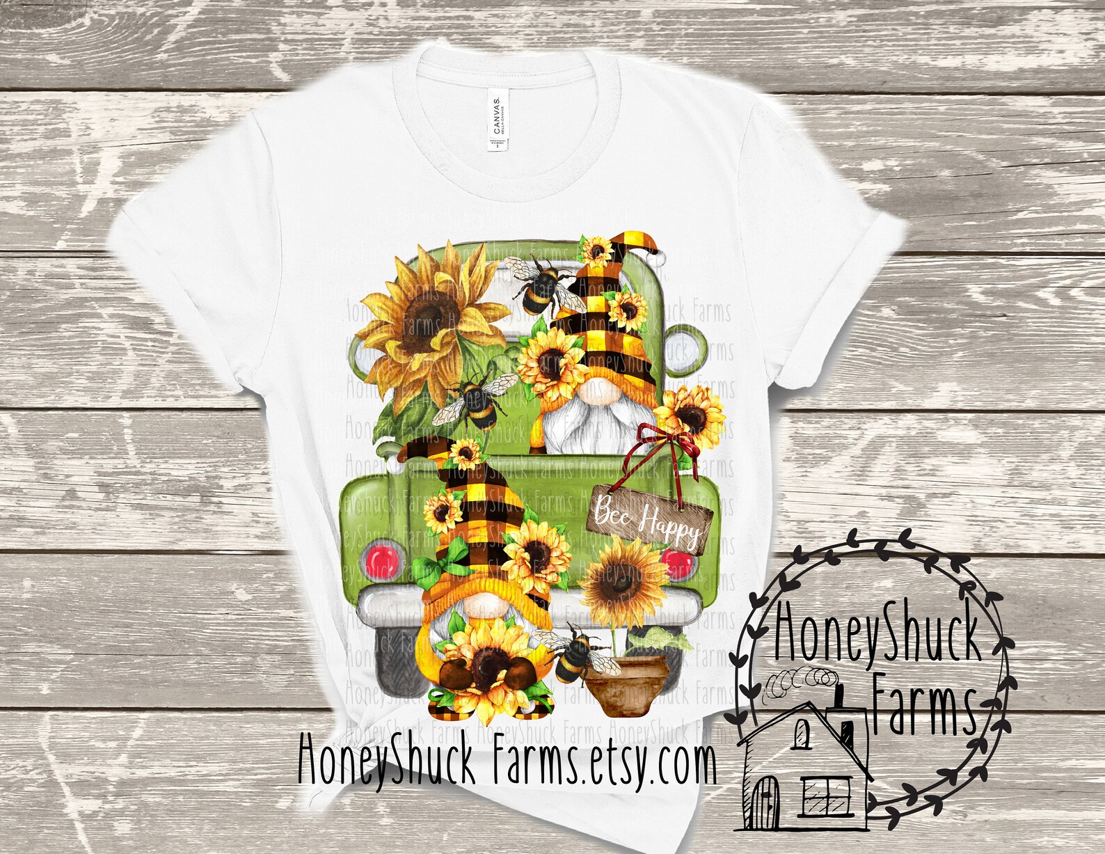 Sunflower Gnome Truck PNG Gnomes PNG Digital Download - Etsy