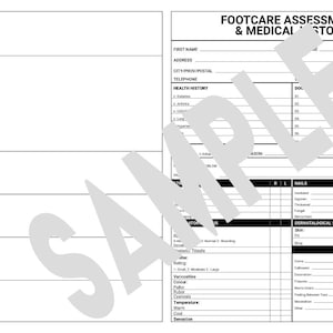 Foot Care Chart Printable Foot Care Healthy Feet Nurse Nurse Tools ...