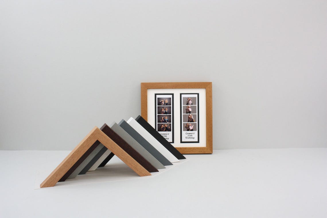 Photo Booth Strip Floating Frame - 2 Photo Booth Strips - Floating ...