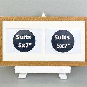 Multi Aperture Photo Frame. Holds Two 5x7 Photos. - Etsy UK