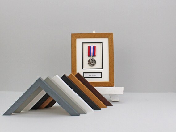 Personalised Military and Service Medal Display Frame for One | Etsy