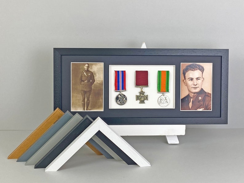 Military and Service Medal Display Frame for Three Medals and | Etsy UK