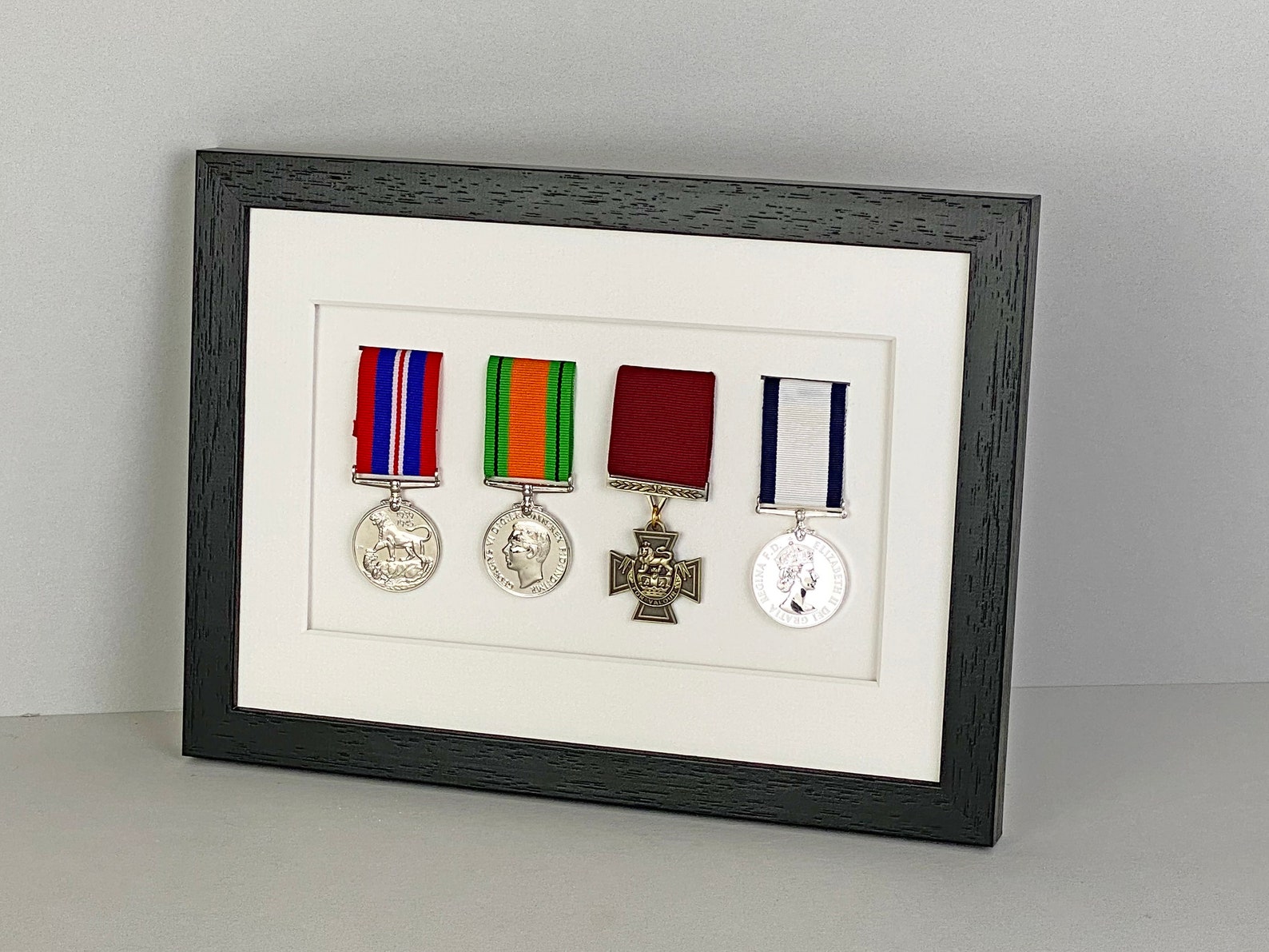 Military and Service Medal Display Frame for Four Medals. A4 - Etsy UK
