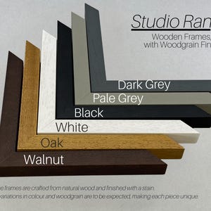 Square Frames - Studio Range. Standard Size Wooden Frames | Optional ...