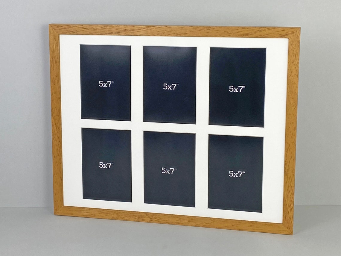 Multi Aperture Photo Frame. Holds Six 5x7 Photos. - Etsy UK