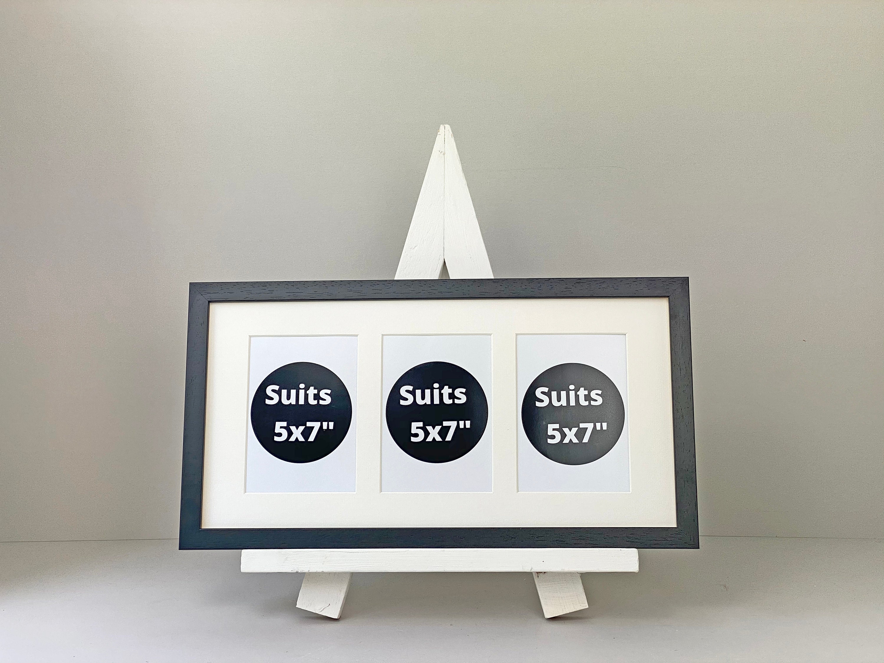 Multi Aperture Photo Frame. Holds Three 5x7 Photos. - Etsy UK