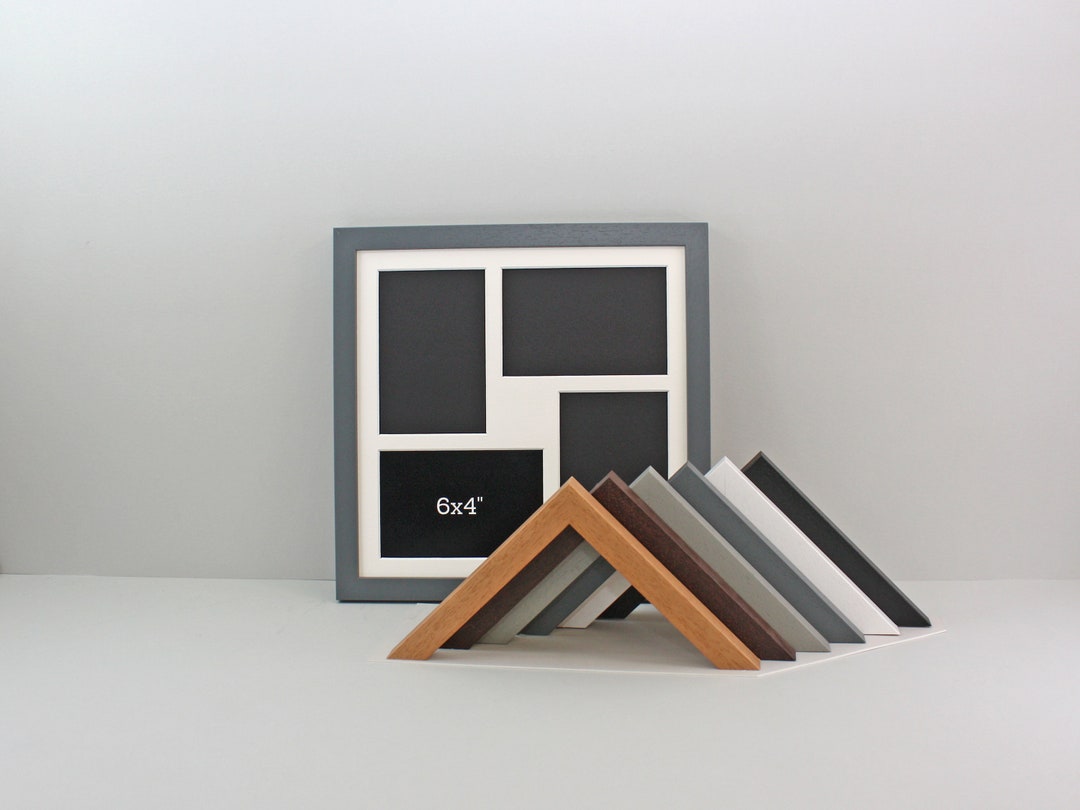 Multi Aperture Photo Frame. Holds Four 6x4" Photos, Two Landscape and ...