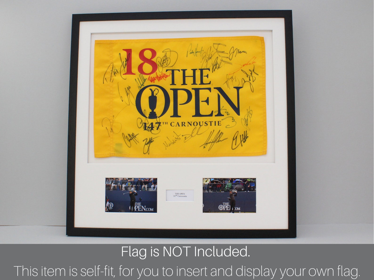 Flag Display Frame With Two Photographs. 60x60cm. Perfect for - Etsy