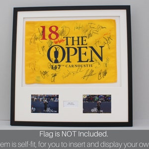 Flag Display Frame. Frame Size: 45.5x60cm. Perfect for Golf Flags and ...