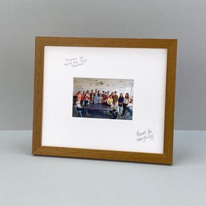 Signing Frames. Your Photo With Plenty of Space for Signatures. the ...
