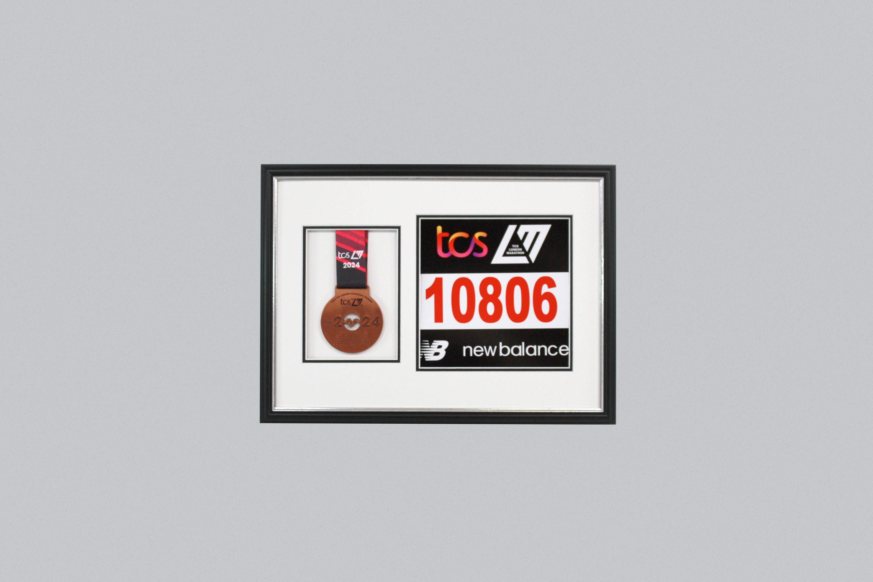 Marathon Medal Display Frame. Designed to Showcase a Running Medal and ...