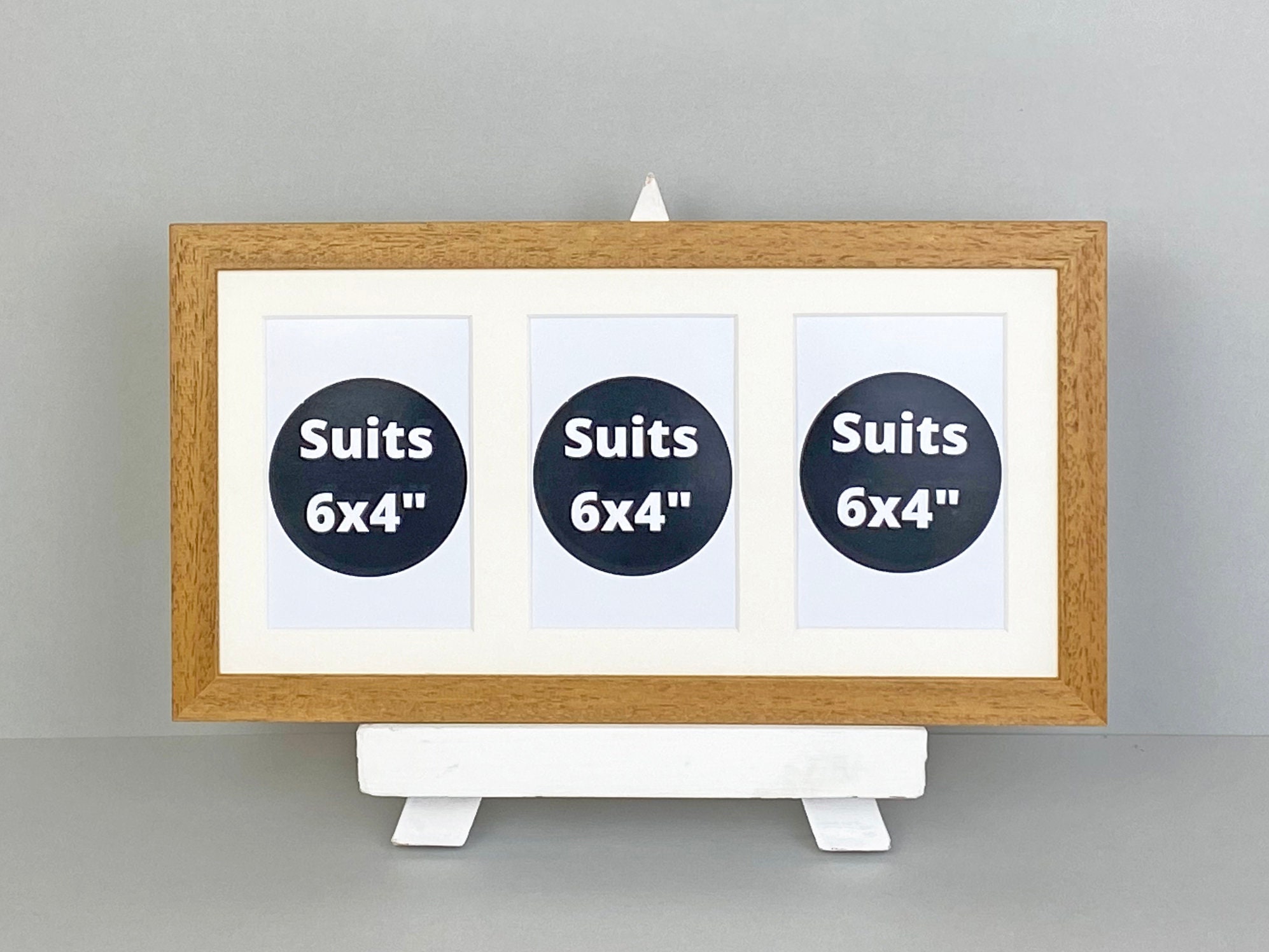 Multi Aperture Photo Frame. Holds Three 6x4 Photos. - Etsy