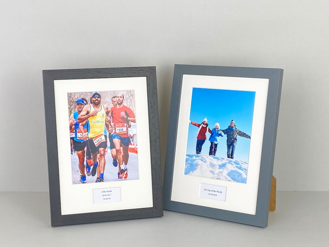 Personalisierte Beschriftungsrahmen. A4 Hochformat Rahmen mit 20x15 cm ...