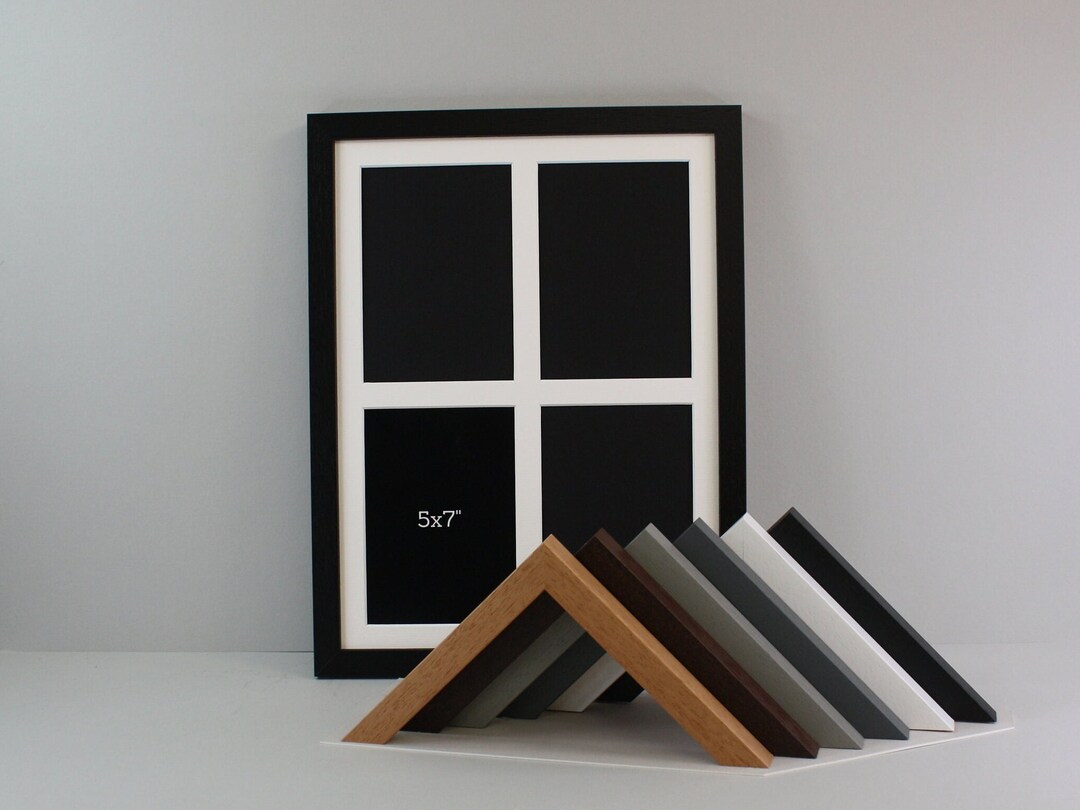 Multi Aperture Photo Frame. Holds Four 5x7" Photos. 30x40cm. Portrait ...