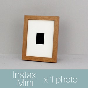 Instax Mini Multi Aperture Wooden Photo Frame. Holds One Instax Sized ...