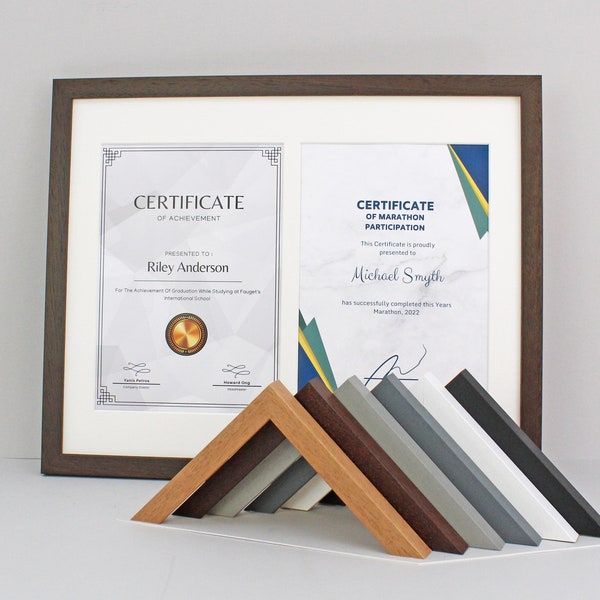 Certificate Frame - Etsy