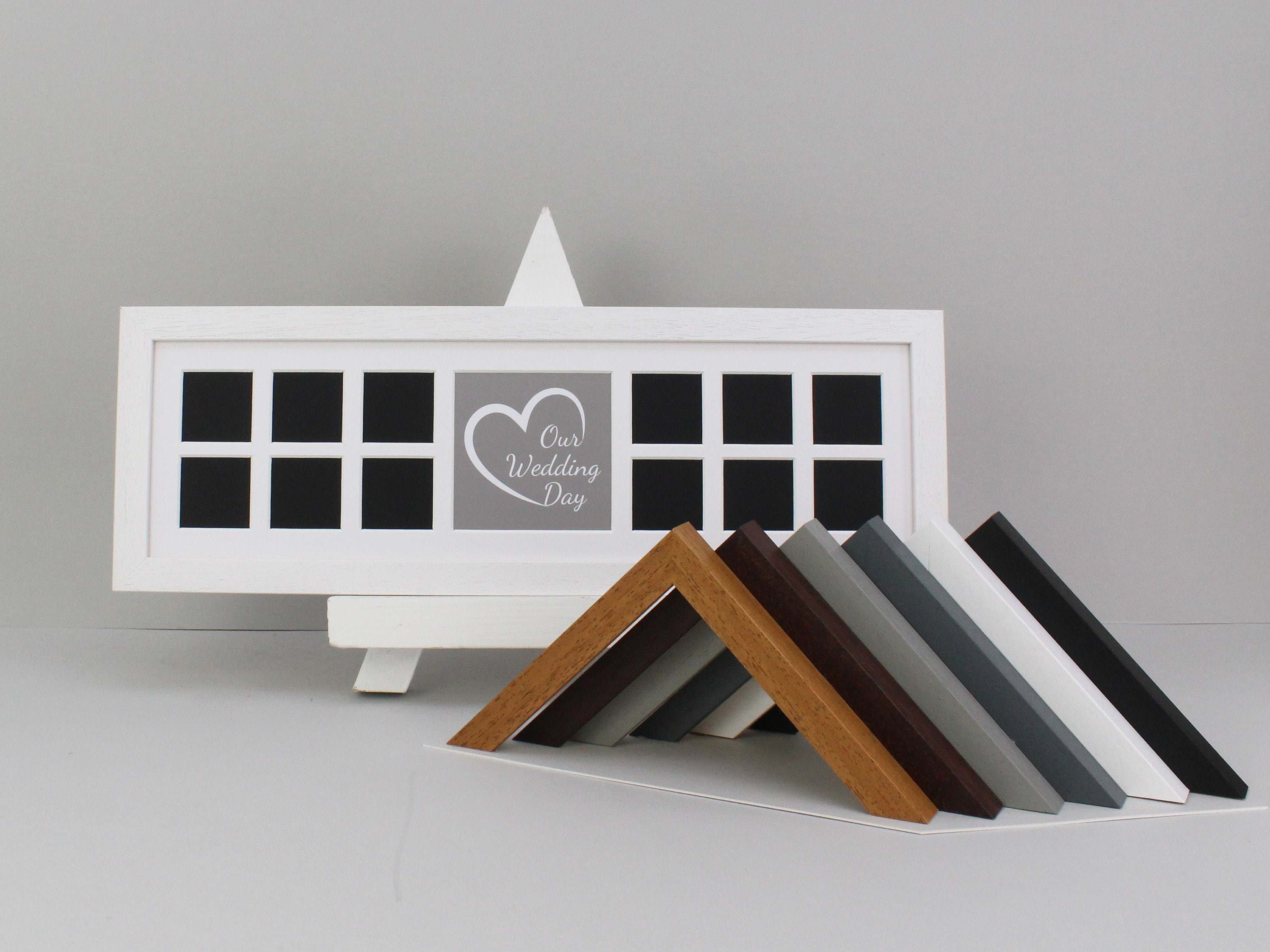 Our Wedding Day Multi Aperture Photo Frame. Suits Twelve - Etsy
