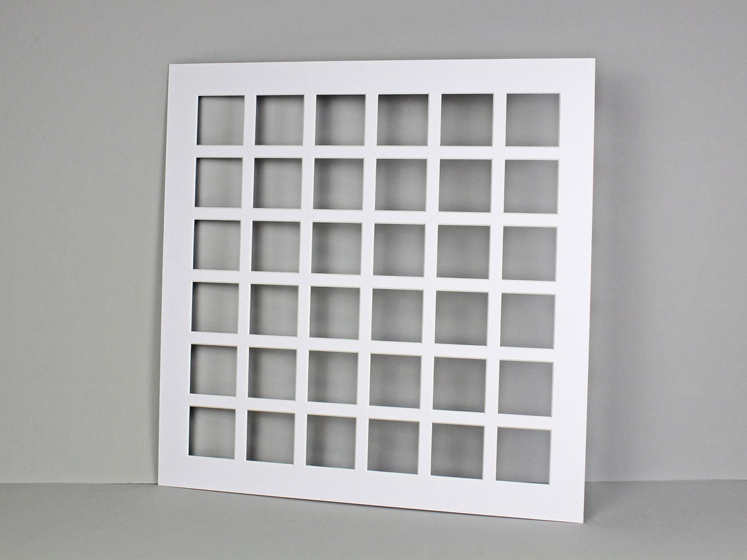 Instax Square Mount / Matting. to Suit Forty-nine 62mmx62mm Sized ...