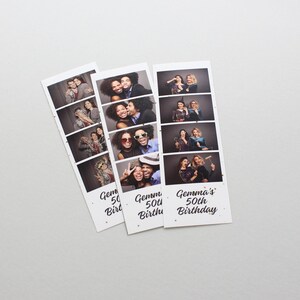 Photo Booth Strip Frame - 1 Photo Booth Strip - Wooden Photo Frames ...