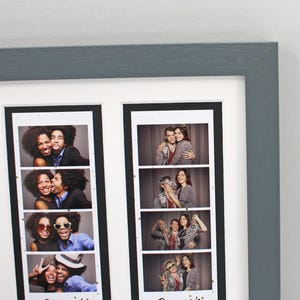 Photo Booth Strip Floating Frame - 3 Photo Booth Strips - Floating ...