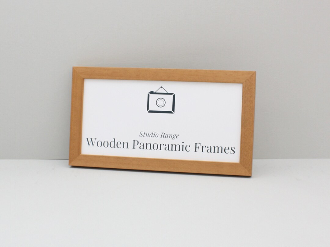 Oak Colour Panoramic Picture Frames - Studio Range. Wooden Frames ...