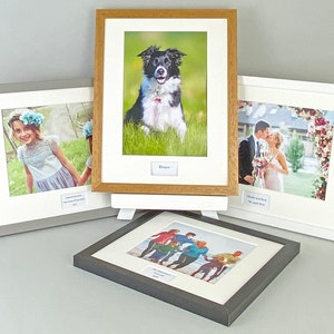 Personalised Caption Frames. 30x40cm Portrait Frame With 10x8 Photo ...