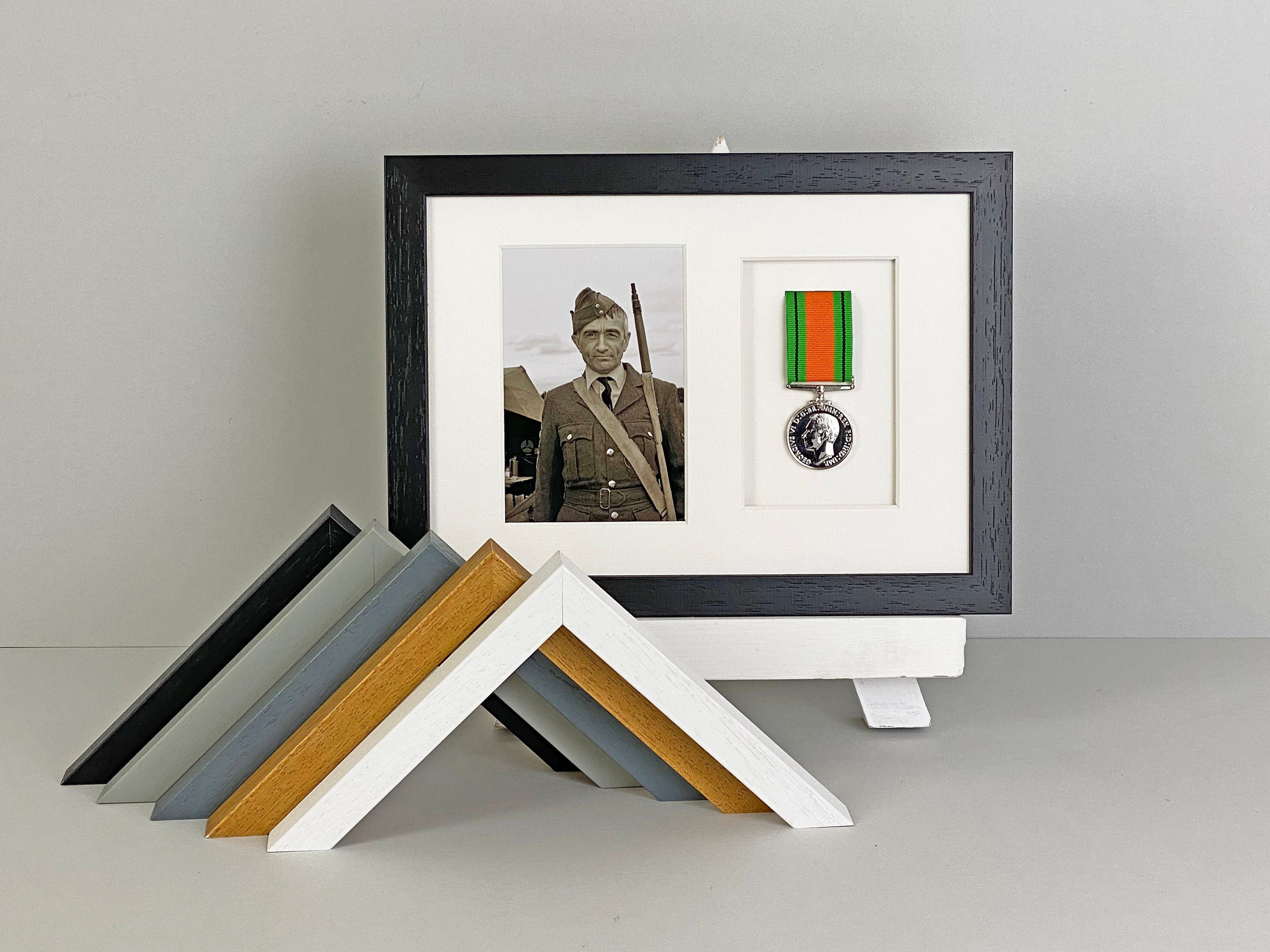 Military and Service Medal Display Frame for One Medal and a - Etsy