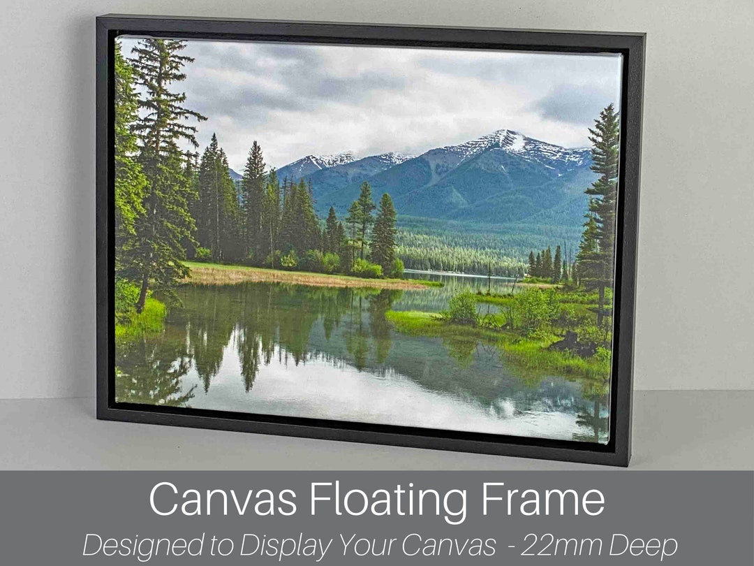 Canvas Tray Frames. 22mm Deep. Floating Effect Frames for Canvases ...