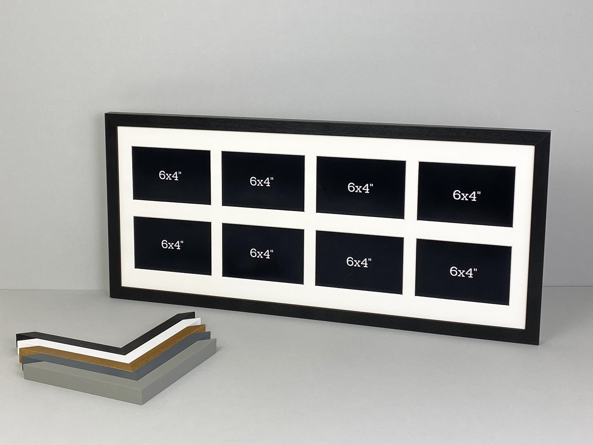 Multi Aperture Photo Frame. Eight 6x4 Photos. 30x70cm. - Etsy UK