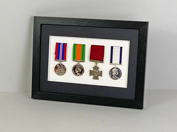 Military and Service Medal Display Frame for Four Medals. A4 - Etsy UK