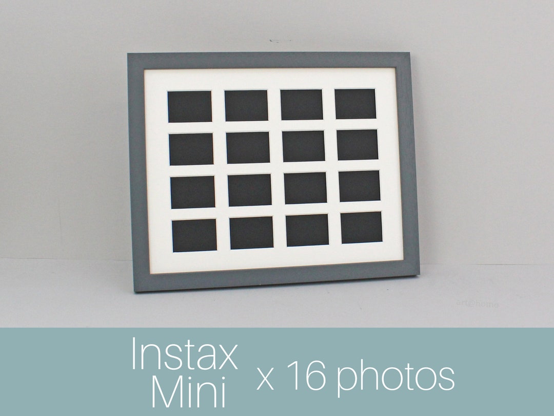 Instax Mini Multi Aperture Wooden Photo Frame. Holds Sixteen Instax ...