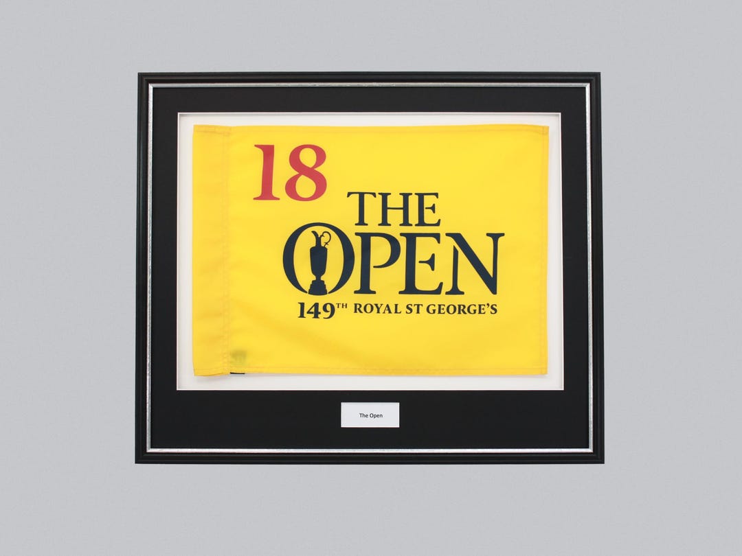 Personalised Flag Display Frame. 50x60cm. Perfect for Golf Flags ...
