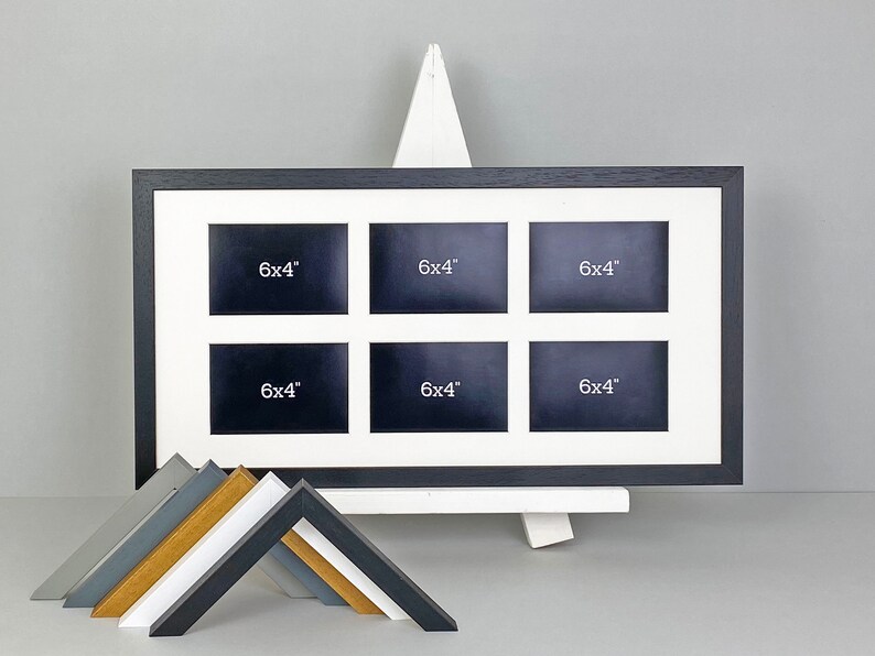 Multi Aperture Photo Frame. Holds Six 6x4 Photos. - Etsy UK
