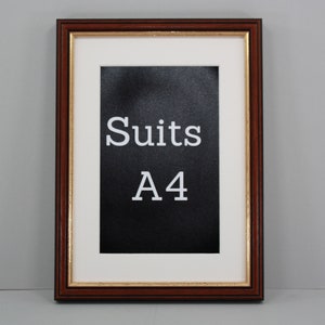 Traditional Style Certificate Frame. Perfect for Diplomas, Graduation ...