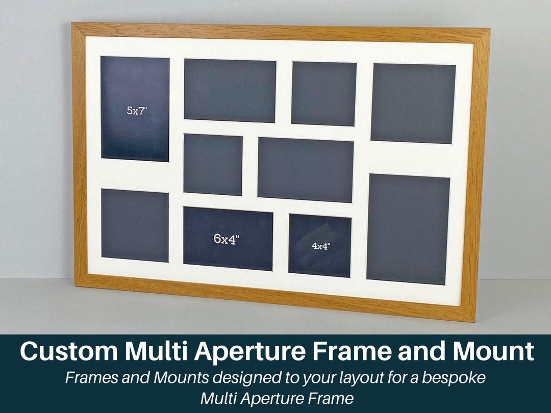 Custom Multi Aperture Wooden Frame AND Mount. IMPORTANT- Read ...