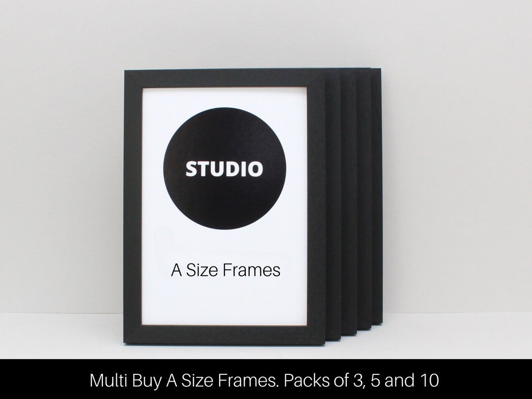 MULTI-BUY FRAMES. A1, A2, A3, A4, A5, A6 Size Wooden Picture Frames ...