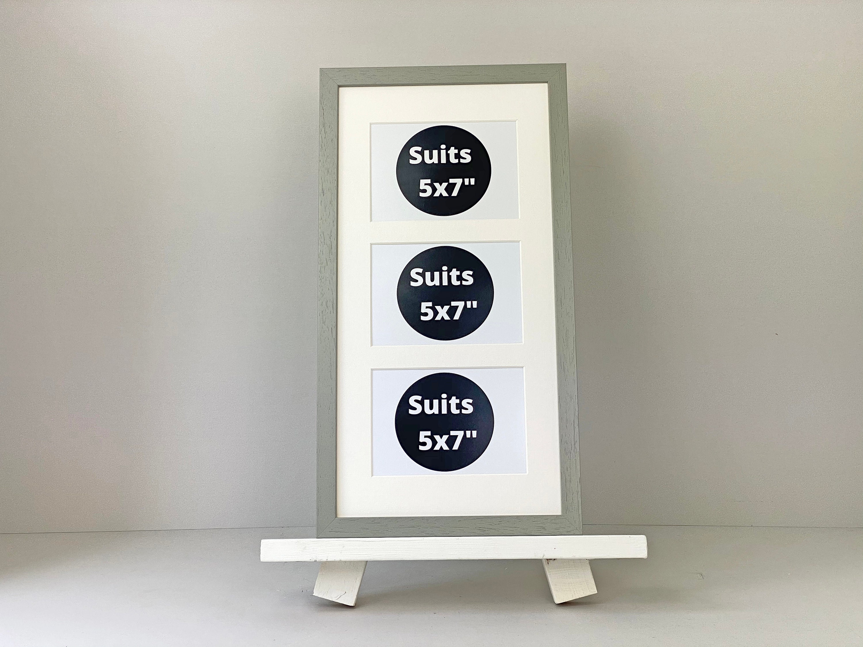 Multi Aperture Photo Frame. Holds Three 5x7 Photos. - Etsy UK