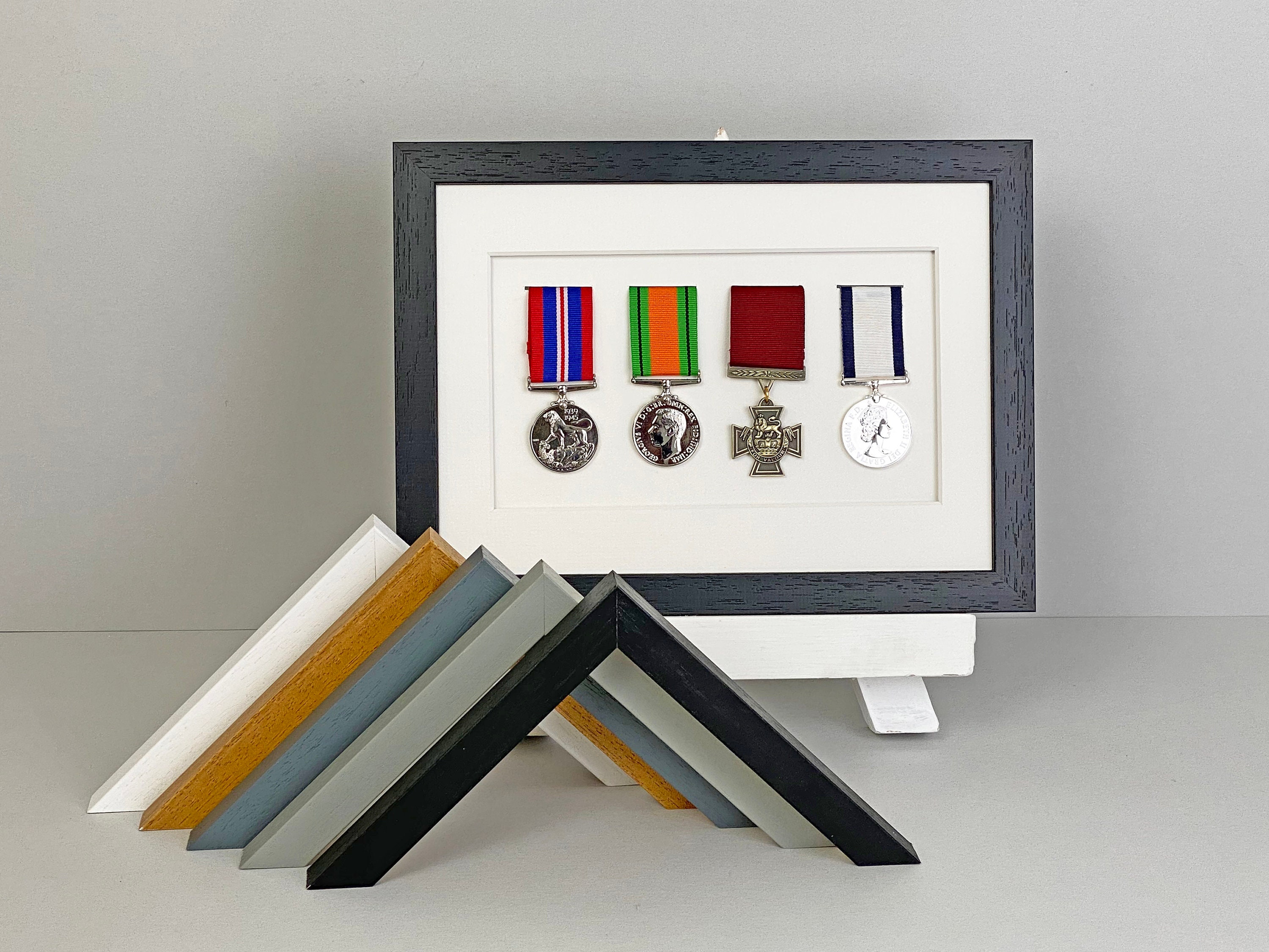 Military and Service Medal Display Frame for Four Medals. A4 - Etsy UK