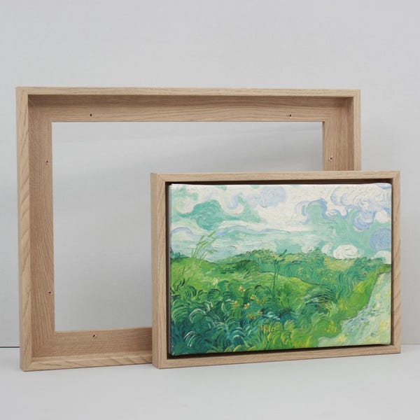 Floating Frame A3 Wood - Etsy UK