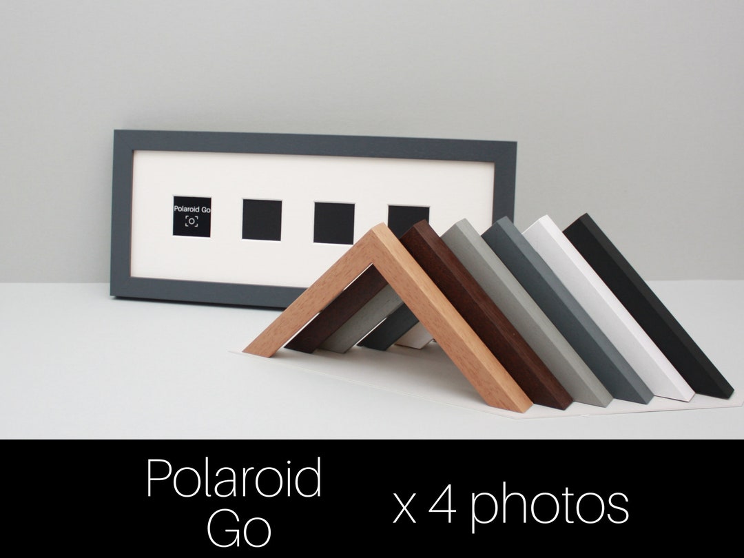 Polaroid GO - Wooden Multi Aperture Frame. Holds Four 43mmx43mm Sized ...